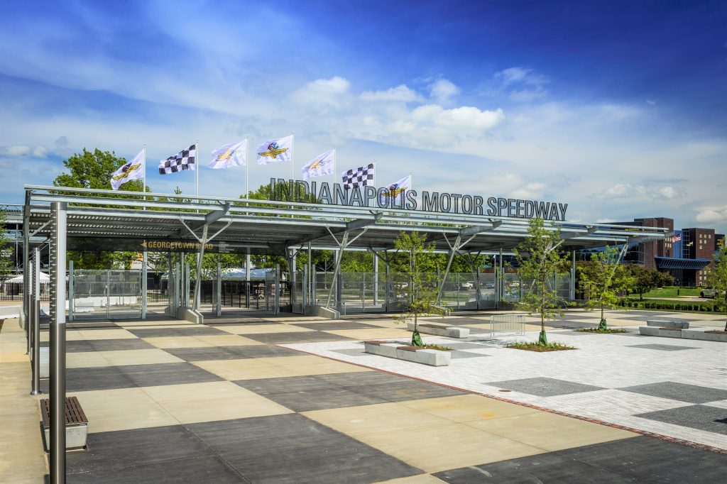 Indianapolis Motor Speedway Legends Plaza | Wilhelm Construction