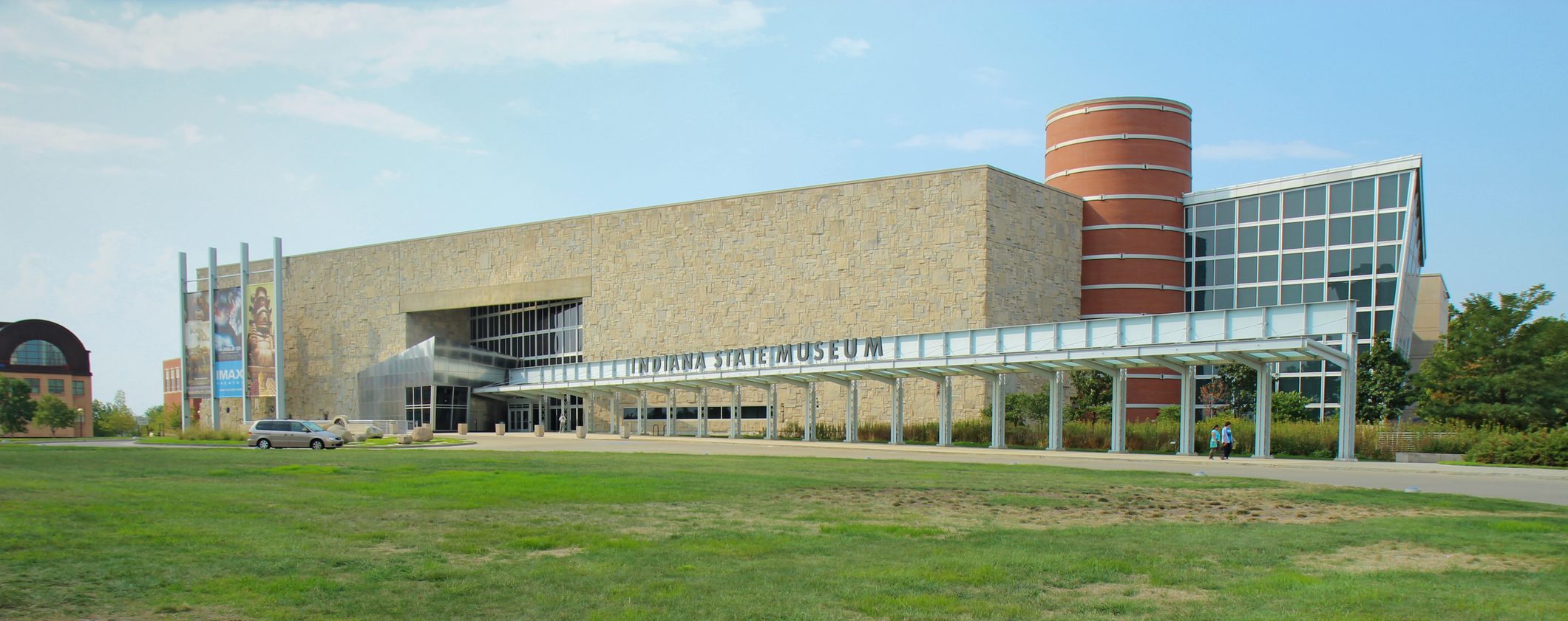 Exterior view of the Indiana State Museum in Indianapolis | Wilhelm ...