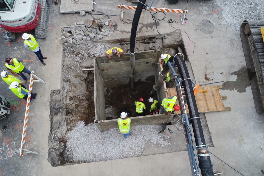 Emergency Manhole Collapse | Wilhelm Construction